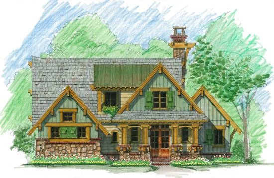 Laurel Cottage Plan Details - Natural Element Homes